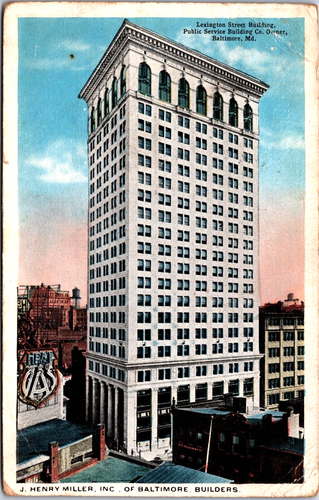 USA Lexington Street Building Baltimore Maryland Postcard C033 | eBay