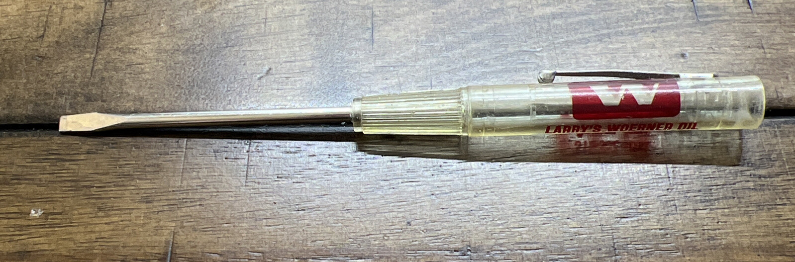 Denver Iowa LARRY’S WOERNER OIL Advertising Screwdriver BREMER COUNTY ...