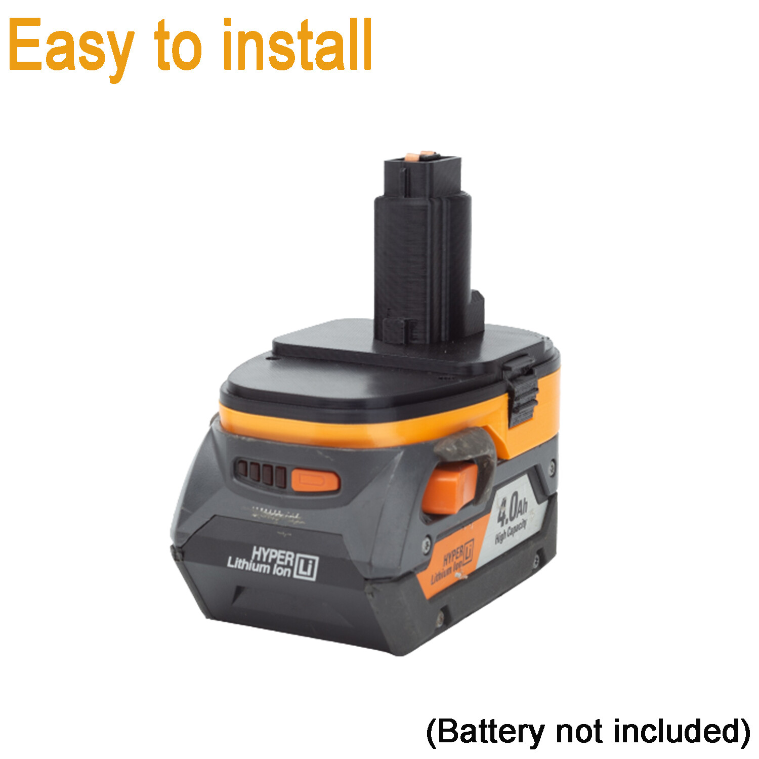 Battery Adapter Converter For Ridgid 18V Li-ion Battery to for Dewalt ...