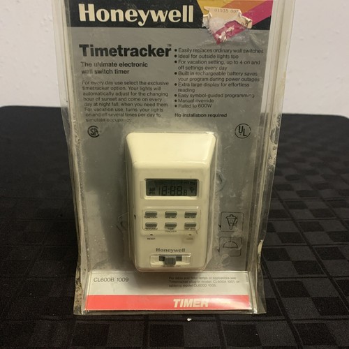 New Honeywell Timetracker Ultimate Electronic Wall Switch Timer - Rated ...