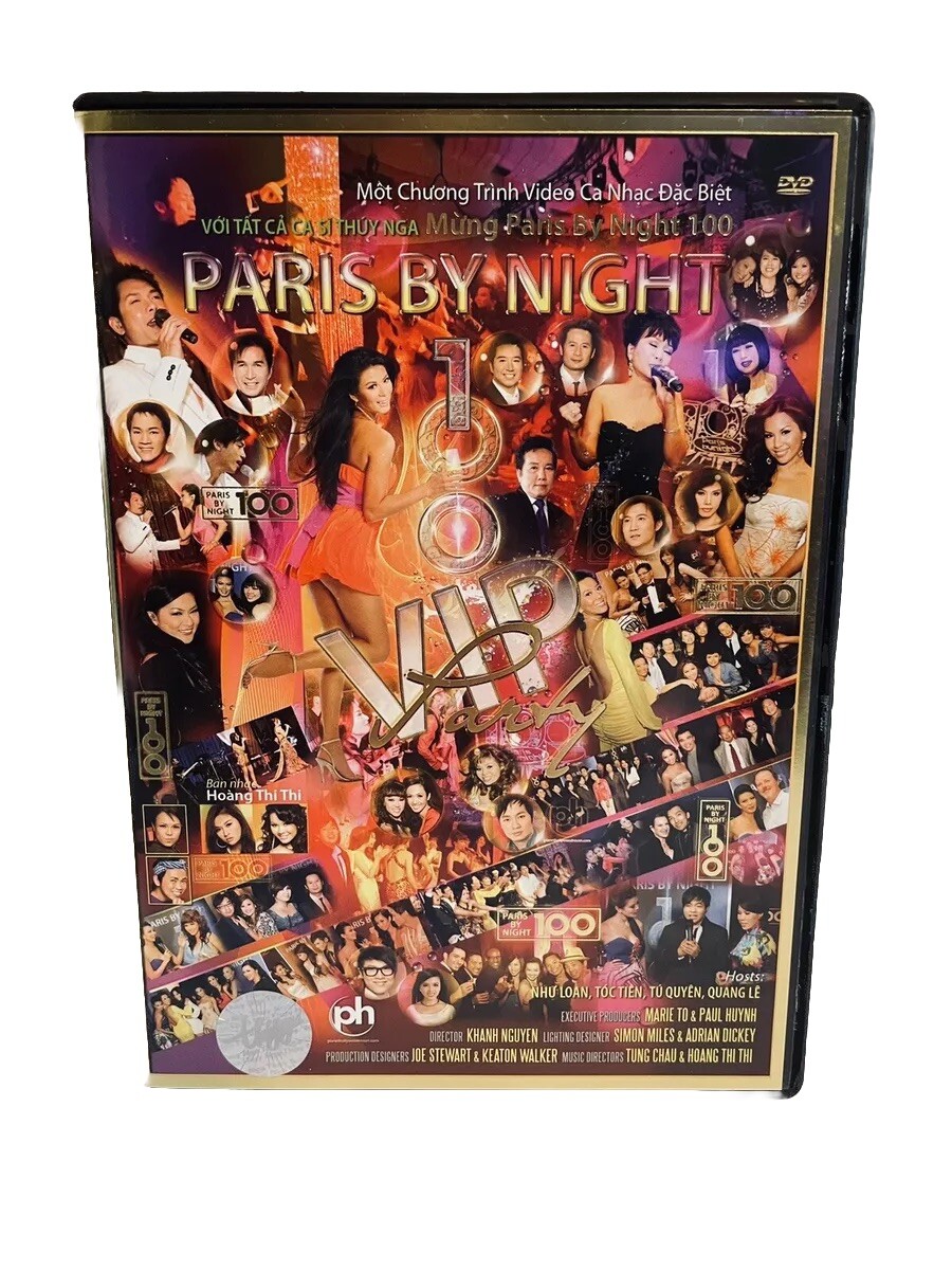 Paris By Night 100 Vietnamese DVD: Vip Party Various Artists By Thuy ...