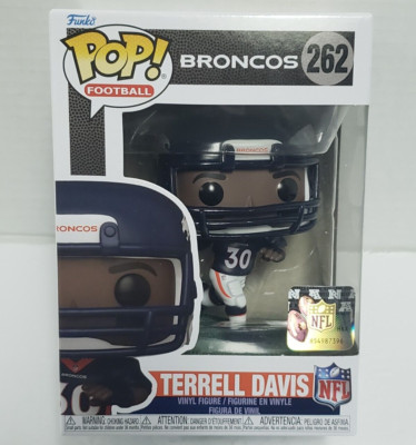 TERRELL DAVIS - Denver Broncos NFL Funko Pop! #262 Collectible Vinyl ...