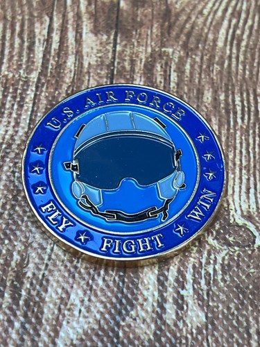 US Air Force Challenge Coin Fly Fight Win USAF | eBay