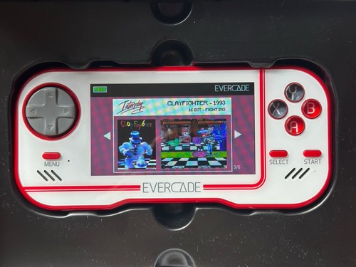 Evercade Handheld Retro Games Console Boxed With Interplay Collection 1 ...