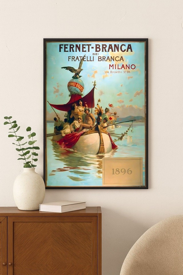 🌿 Fernet-Branca 1896 Vintage Ad Poster - 24x36” - Hi-Res💎 Print - 200 ...