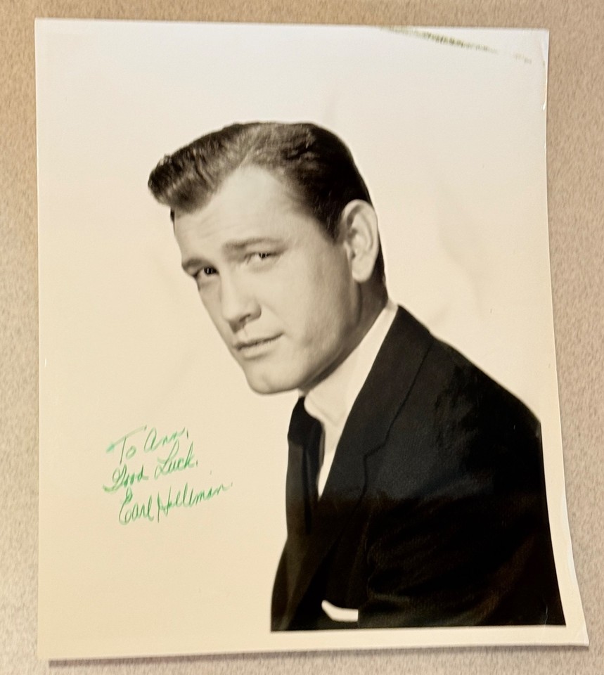 Bud Fraker Photo Earl Holliman Actor Hand Signed Autograph 8"x10" Photo ...