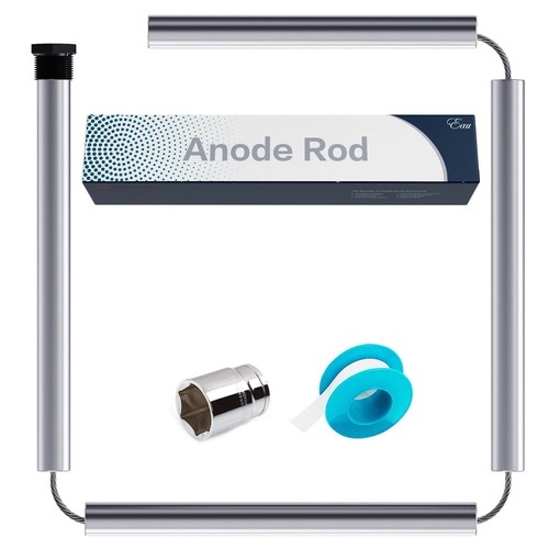 44" Aluminum Zinc Anode Rod, Get Rid of Rotten Egg Smelling Flexible ...