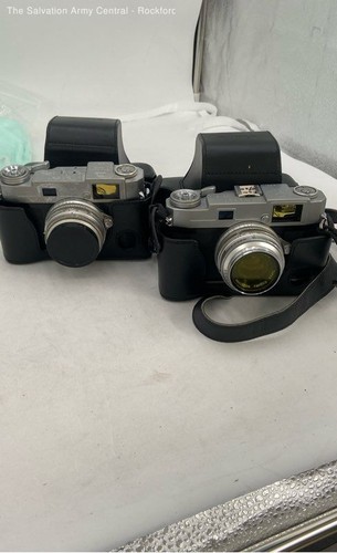 Topcon 35-S Black Silver Auro Exposure Manual Focus Rangefinder Camera ...