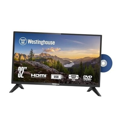 32 Inch TV with DVD Player Built in, 720p HD LED Small Flat Screen TV ...