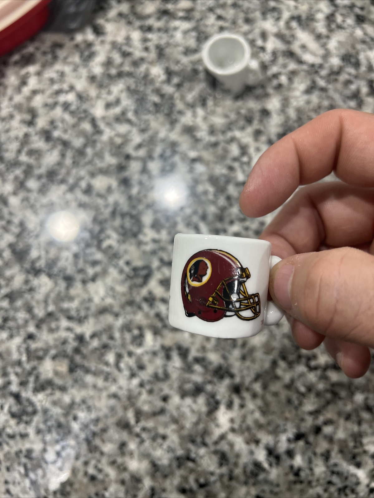⭐️ NFL Football Washington Redskins Ceramic Gumball Mini Coffee Mug - 1 ...