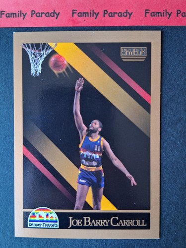 Joe Barry Carroll 72 Denver Nuggets Carte Skybox 1990-91 NBA Basket ...