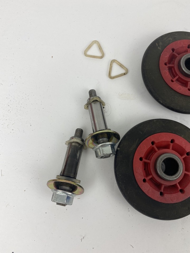 Whirlpool Dryer WED9150WW1 Drum Support Rollers & Roller Shaft ...