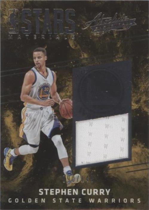 2016-17 Panini Absolute - Nba Stars Materials Stephen Curry #6 /149 ...