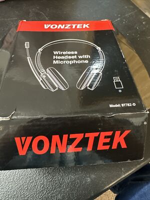 vonztek wireless headset with microphone. | eBay