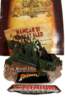 Hasbro Indiana Jones Titanium Series Hangar 51 Rocket Sled | eBay