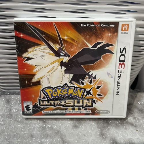Nintendo 3DS Pokémon Ultra Sun (2016) - NO GAME or Manual Included USA ...