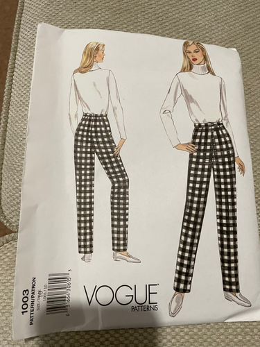 Vogue 1003 Sloper/Block Trouser Pattern | eBay