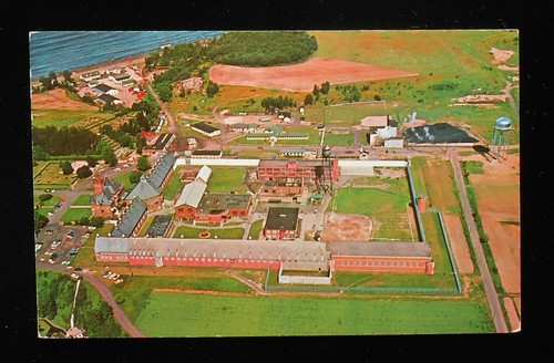 1960s Aerial View Marquette Branch Prison Jail Marquette MI Postcard ...