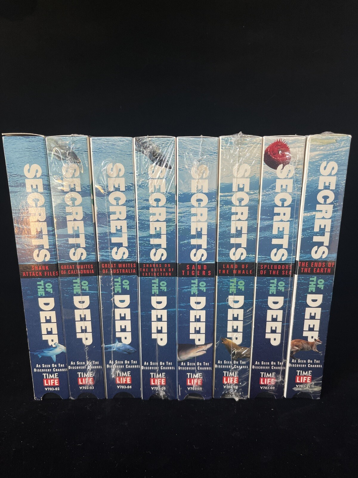 Vintage Lot of 8 Time-Life "Secrets of the Deep" VHS Cassettes Sealed ...
