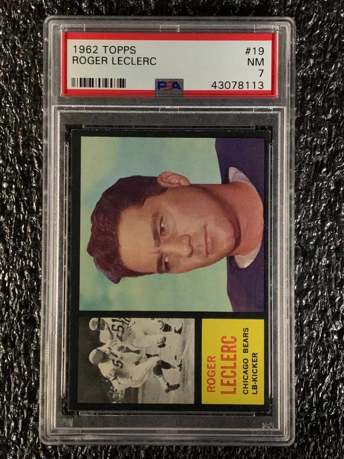 1962 Topps Football #19 Roger Leclerc PSA 7 | eBay