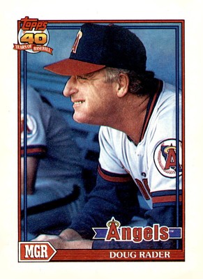 1991 Topps #231 Doug Rader Excellent | eBay