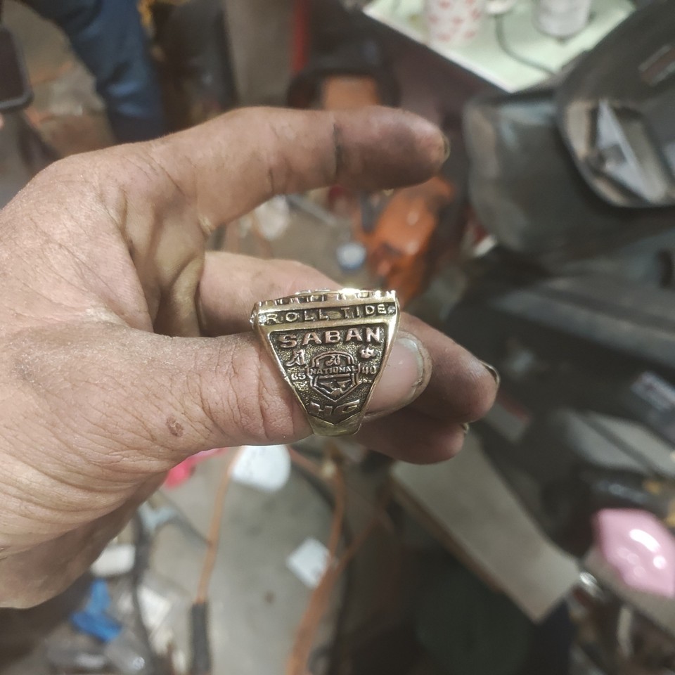 2015 ALABAMA CRIMSON TIDE NATIONAL CHAMPIONSHIP RING JOSTENS NICK SABAN ...