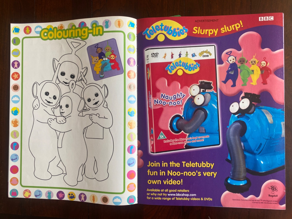 Teletubbies magazine Issue 93 October 2004 CBeebies rare collectable ...