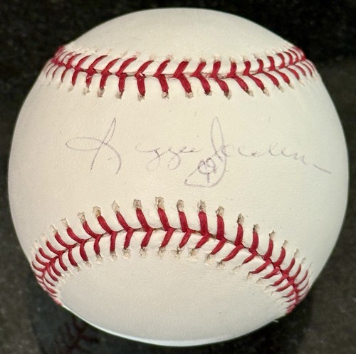 Reggie Jackson Signed OML Baseball Jackson Auth Hologram New York ...