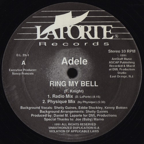 M12 Adele Ring My Bell DL291 Laporte Records /00250 | eBay
