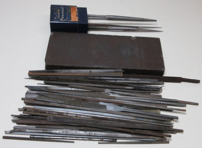 VINTAGE HUGE LOT FILES BROACH WATCHMAKER JEWELER BENCH REPAIR TOOLS ...
