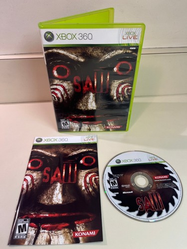 Saw Xbox 360 Video Game + Manual, Fight and Survive Jigsaw's Traps ...