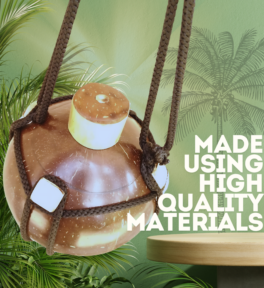Coconut Shell Water Bottle Handcraft | eBay
