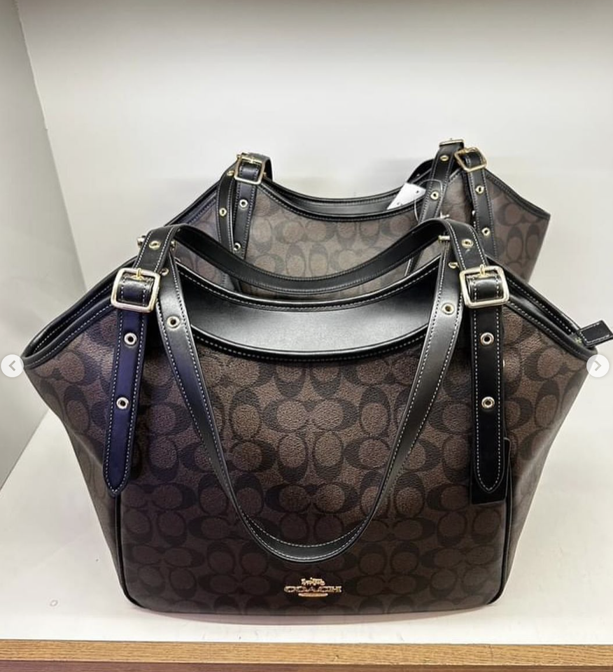 NWT Coach Meadow Shoulder Bag In Signature Canvas CM074/CM075/CM076 | eBay