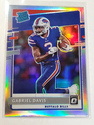 Gabriel Davis 2020 Panini Donruss Optic Silver Prizm Rated Rookie 187 ...