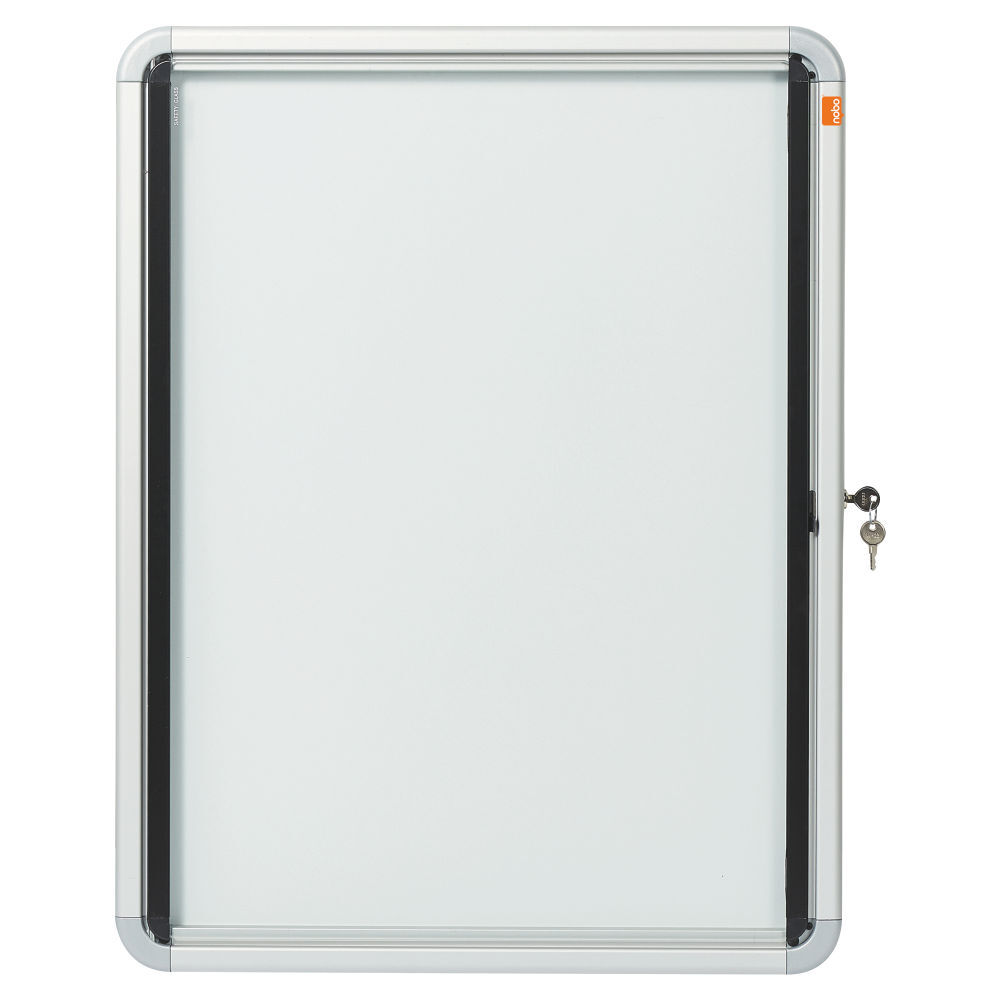Nobo Internal Glazed Case Magnetic 4 x A4 White 1902557 | eBay UK