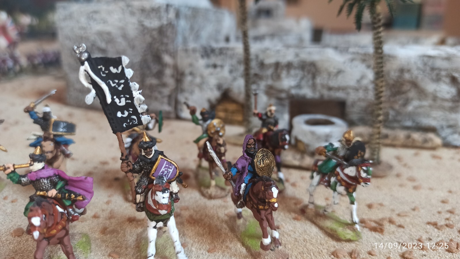 1/72 - El Cid / Crusades Arab - Muslim Cavalry - Strelets / pro painted ...