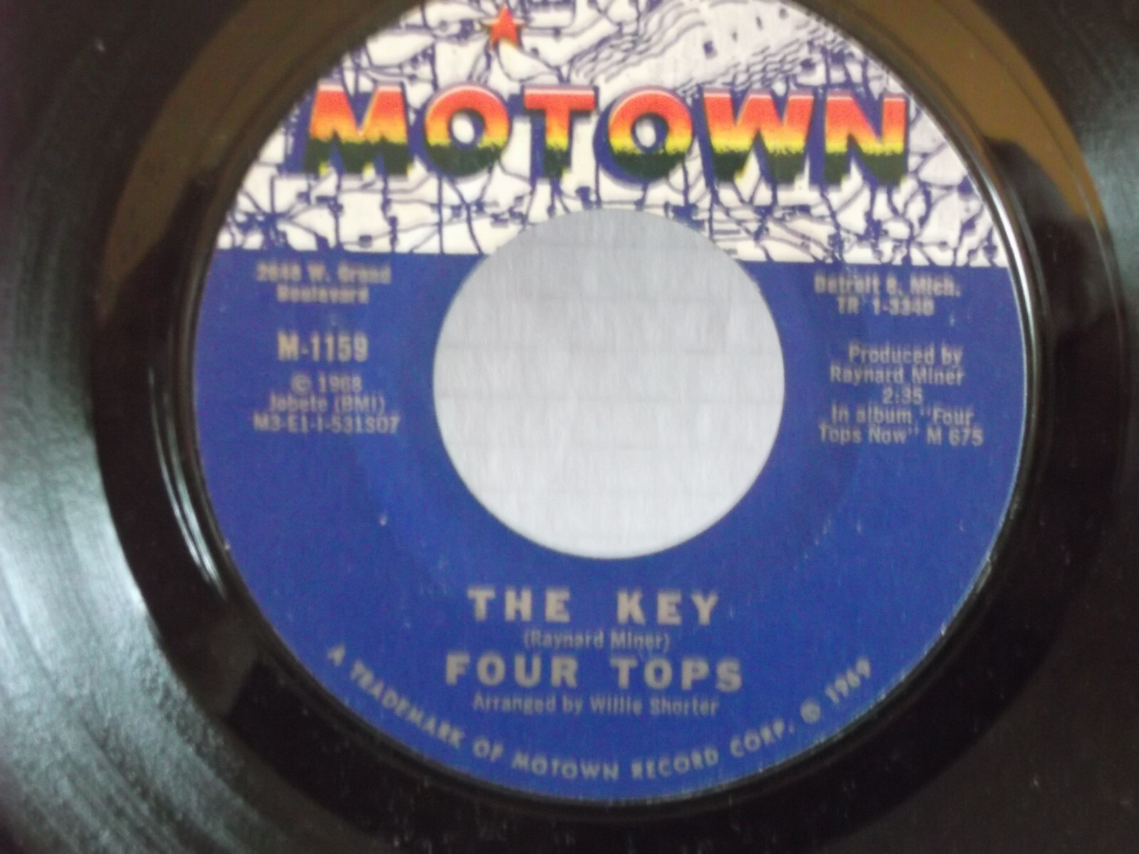 Four Tops, Motown, "The Key",US,7" 45,1968 soul, Mint- | eBay