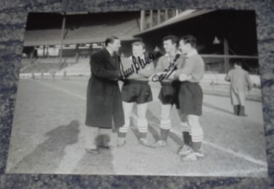 PETER BRABROOK & FRANK BLUNSTONE- CHELSEA FOOTBALLERS - 10x8 PHOTO ...