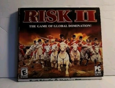 Risk II, PC Computer Game, CD-ROM Hasbro USA 2006 with slipcover ...