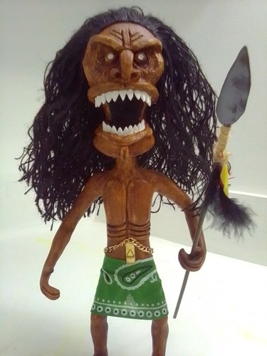 Trilogy of Terror Zuni doll 10 inches with scroll | eBay