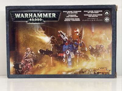 Space Marine Techmarine Servitors Rare OOP Metal Warhammer 40K Boxed ...
