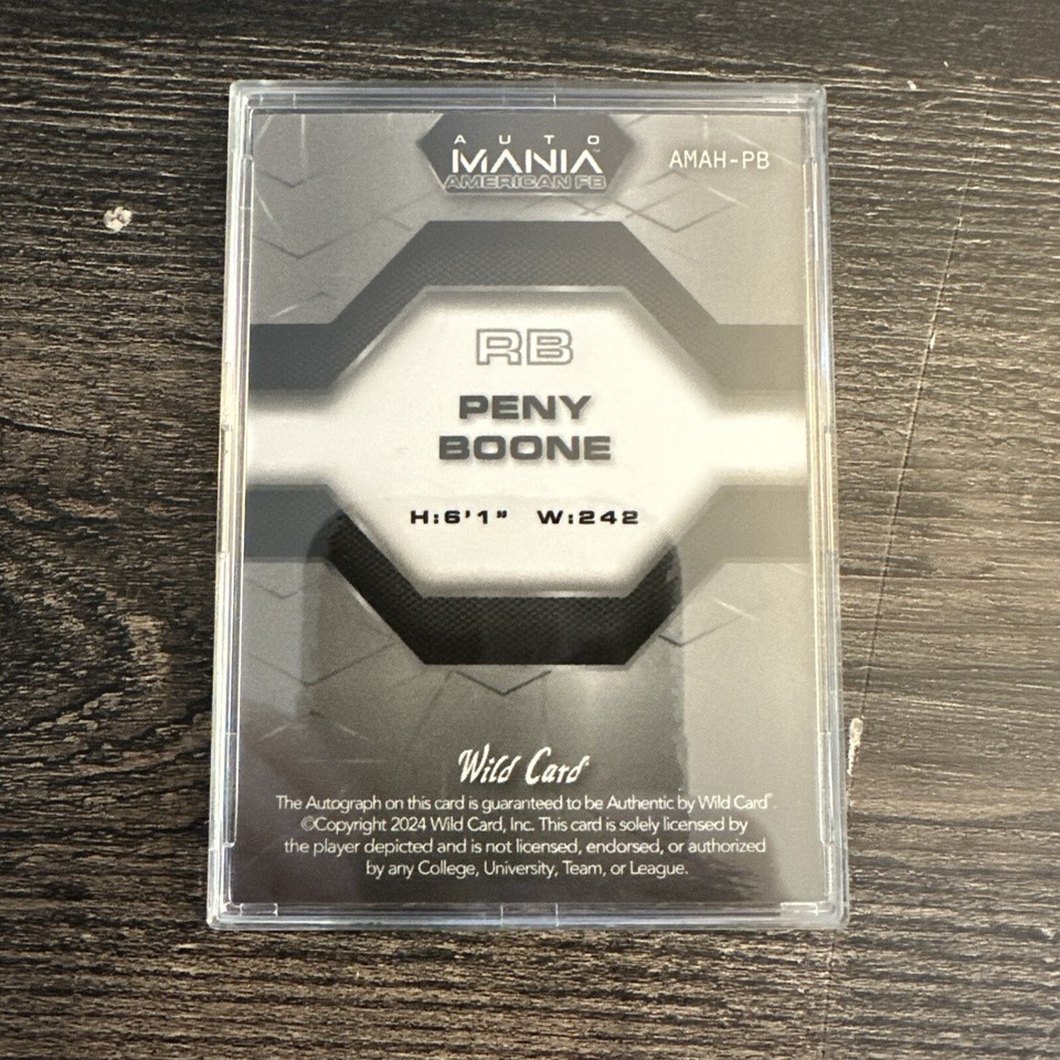 Peny Boone Wild Card Auto Mania /3 Auto | eBay