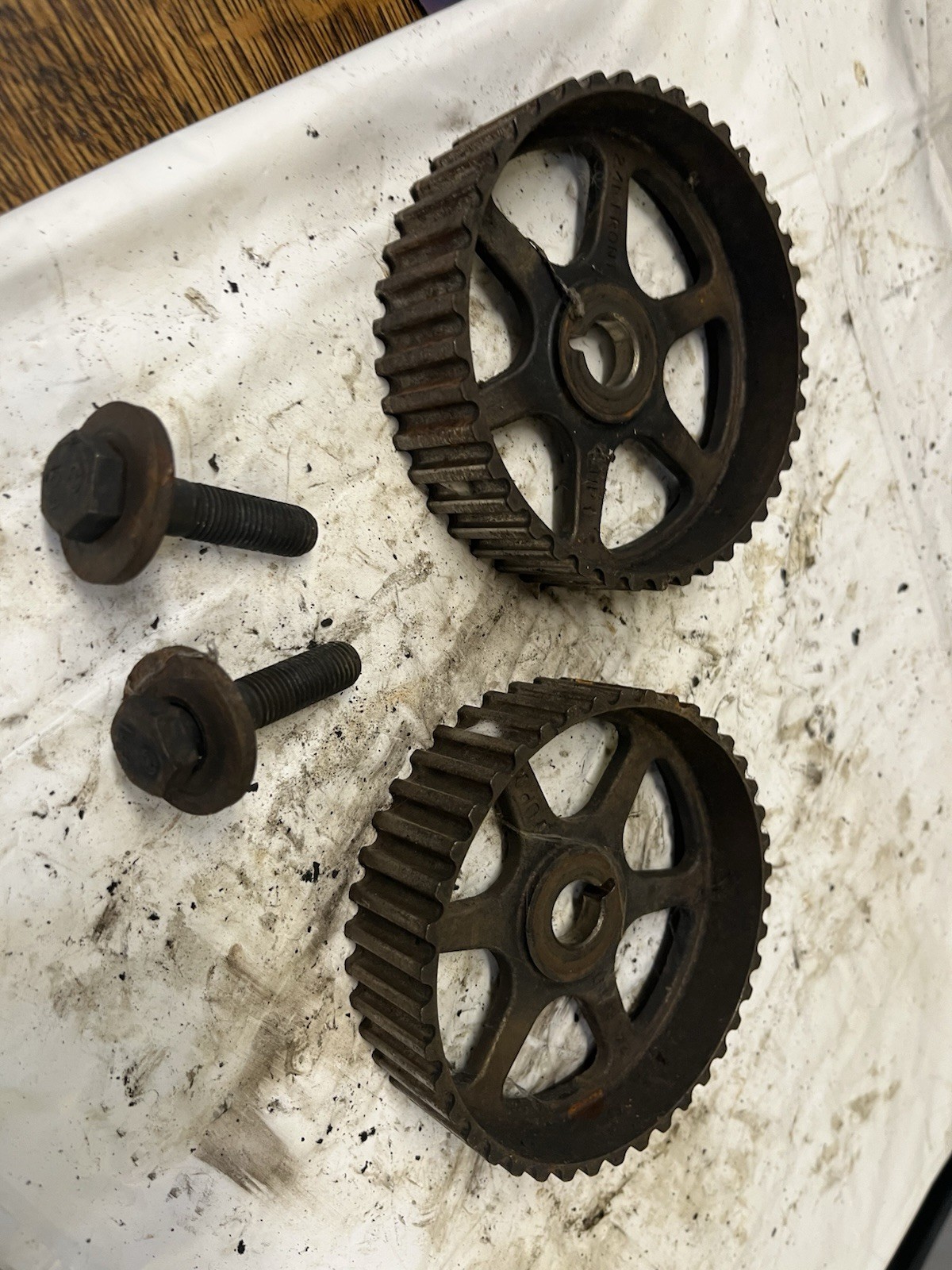 1995-1999 Mitsubishi Eclipse 420A camshaft pulley pair metal gear D46 | eBay