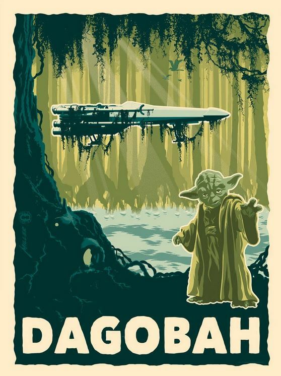 Yoda Dagobah Posters Star Wars: Episode V The Empire Strikes Back