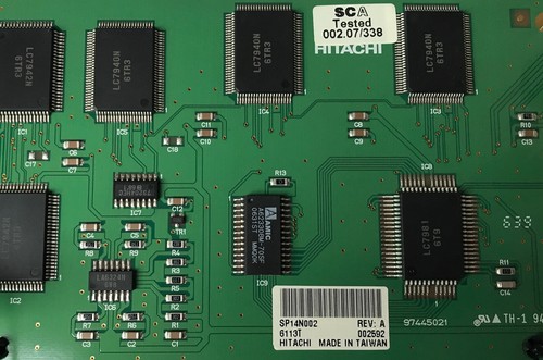 SCA APC 3000-05 0153.0050 MODUL W/ HITACHI SP14N002 DISPLAY PANEL | eBay