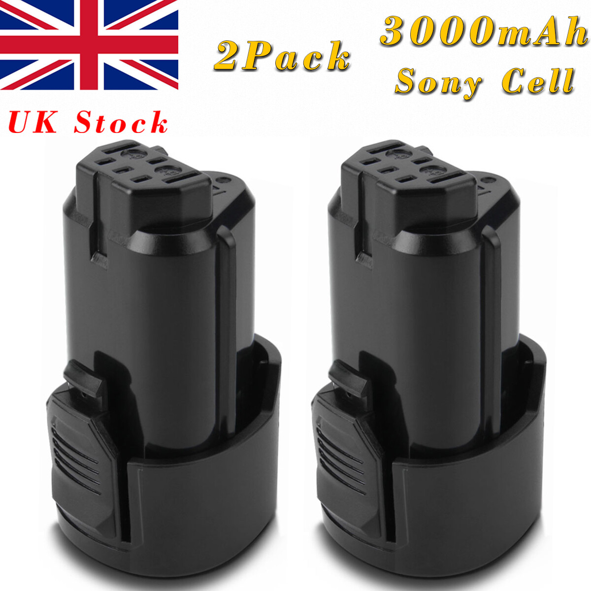 2x 3.0AH 12V Lithium-ion Battery for AEG BS12C BS12C2 BSS12C L1215 ...