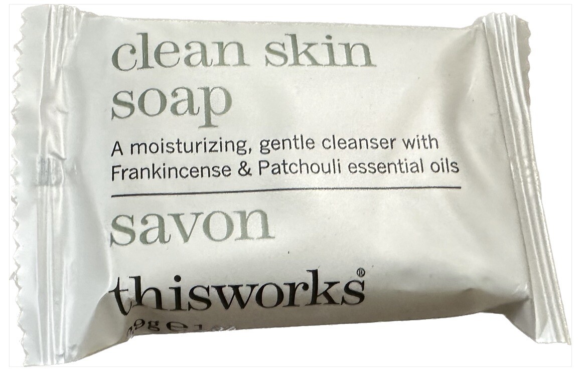 (50) 1 oz ThisWorks Clean Skin Soap Marriott Facial Body Cleanser This ...