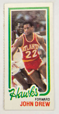 1980-81 Topps Single Separated Panel #23 JOHN DREW Hawks | eBay