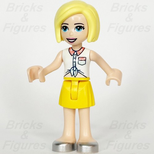 LEGO® Friends Roxy Minifigure Yellow Skirt Silver Shoes Minifig 41715 ...