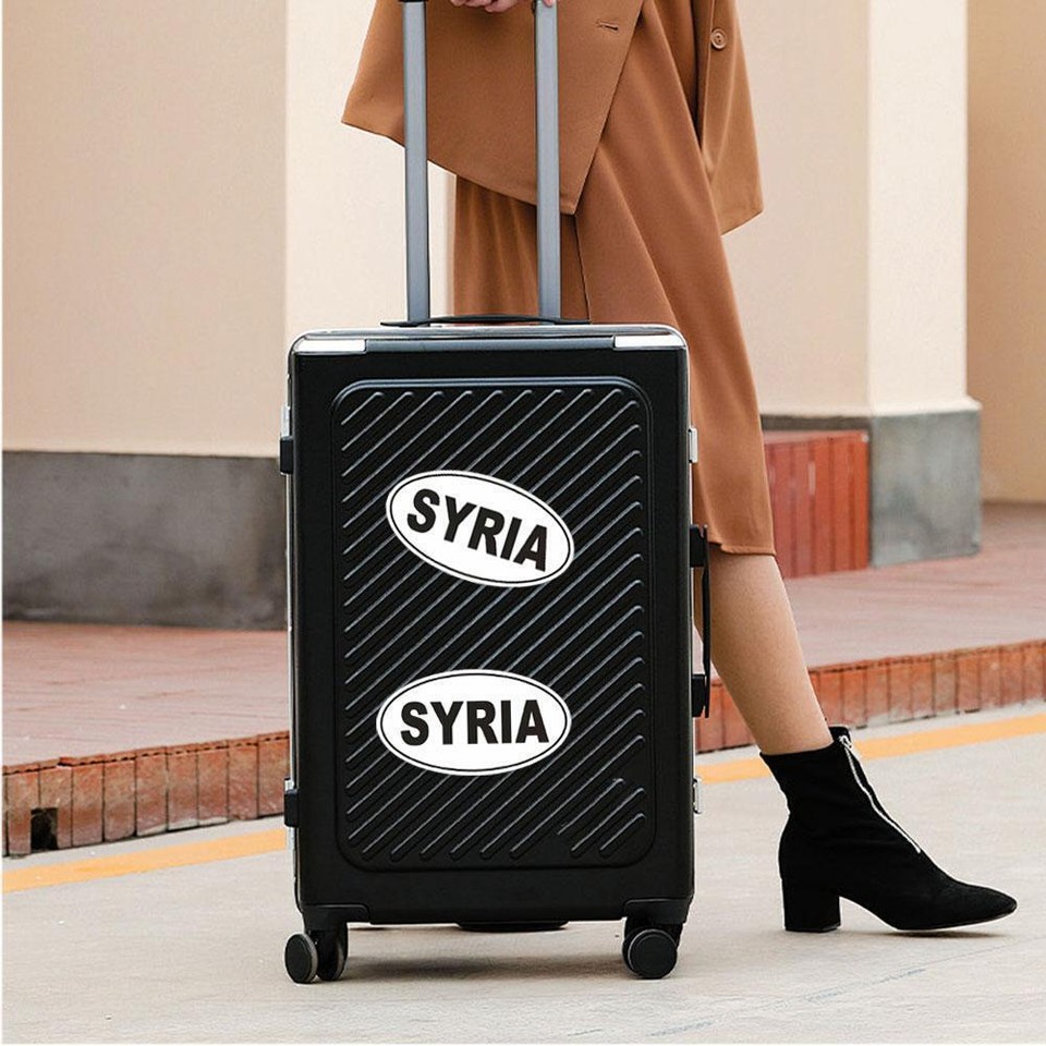 1-20pcs SYRIA Oval Bumper Sticker Or Helmet Sticker Syrian Hot Sticker ...